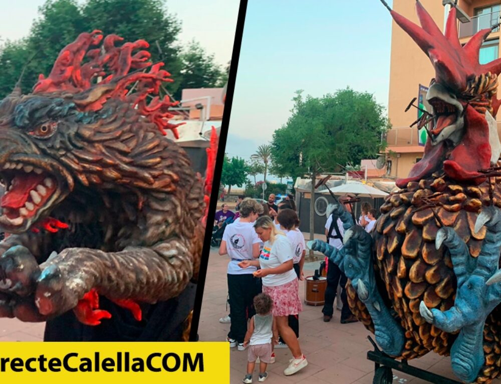 La intensa pluja inunda el carrer Anselm Clavé davant l’escola Freta ...